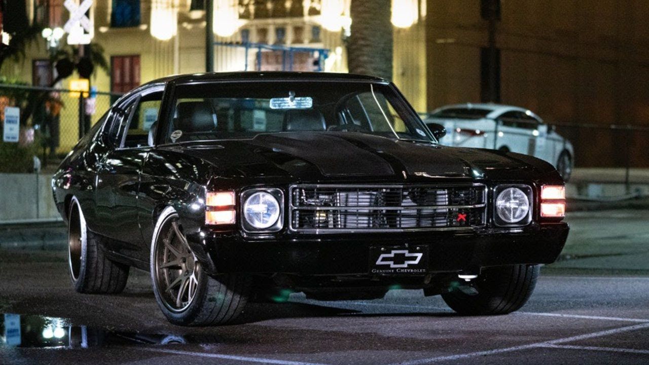 Smoke 'Em All In A Sinister Supercharged 1971 Chevy Chevelle Restomod