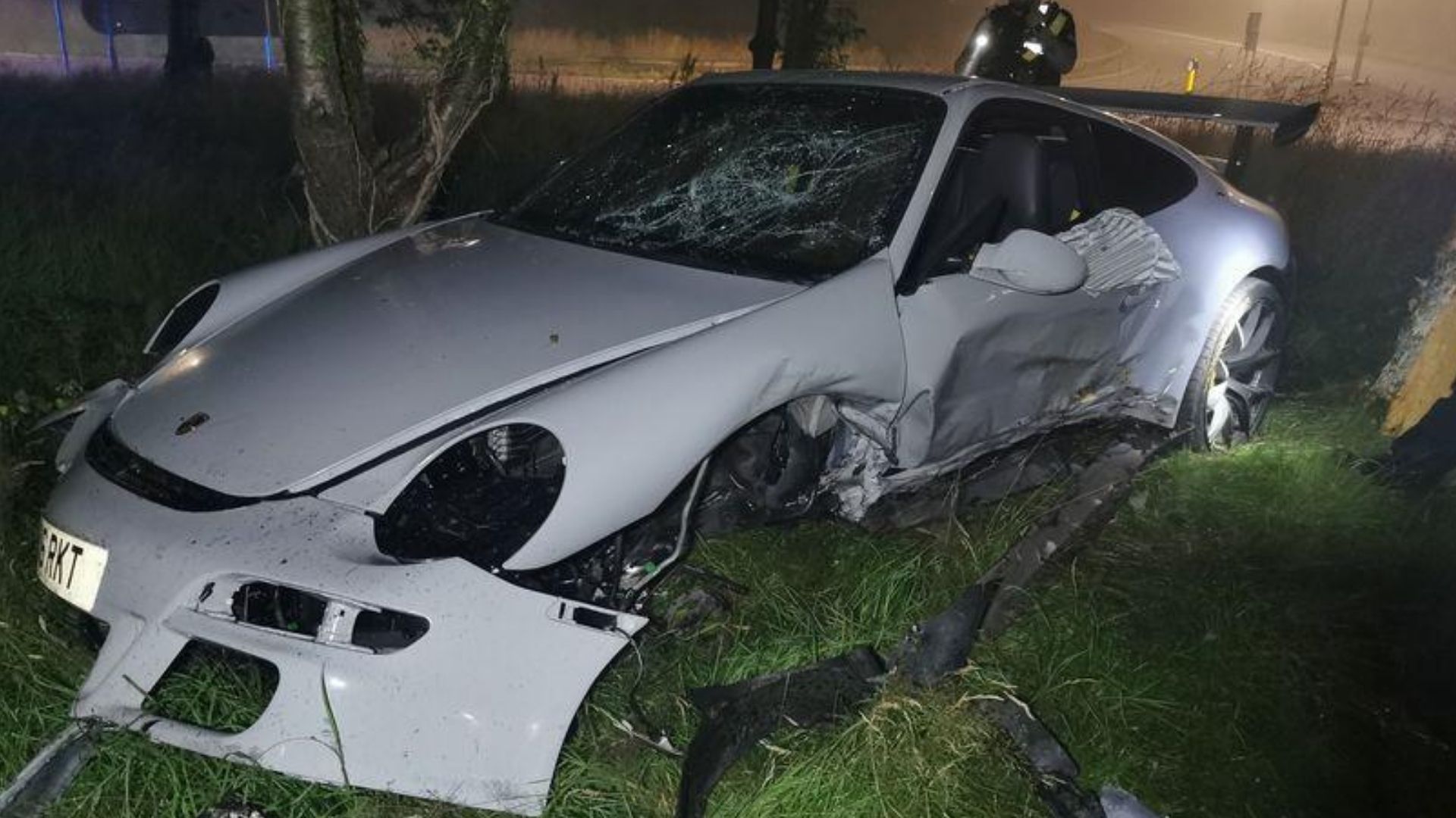 Teen Steals And Crashes Porsche 911 GT3