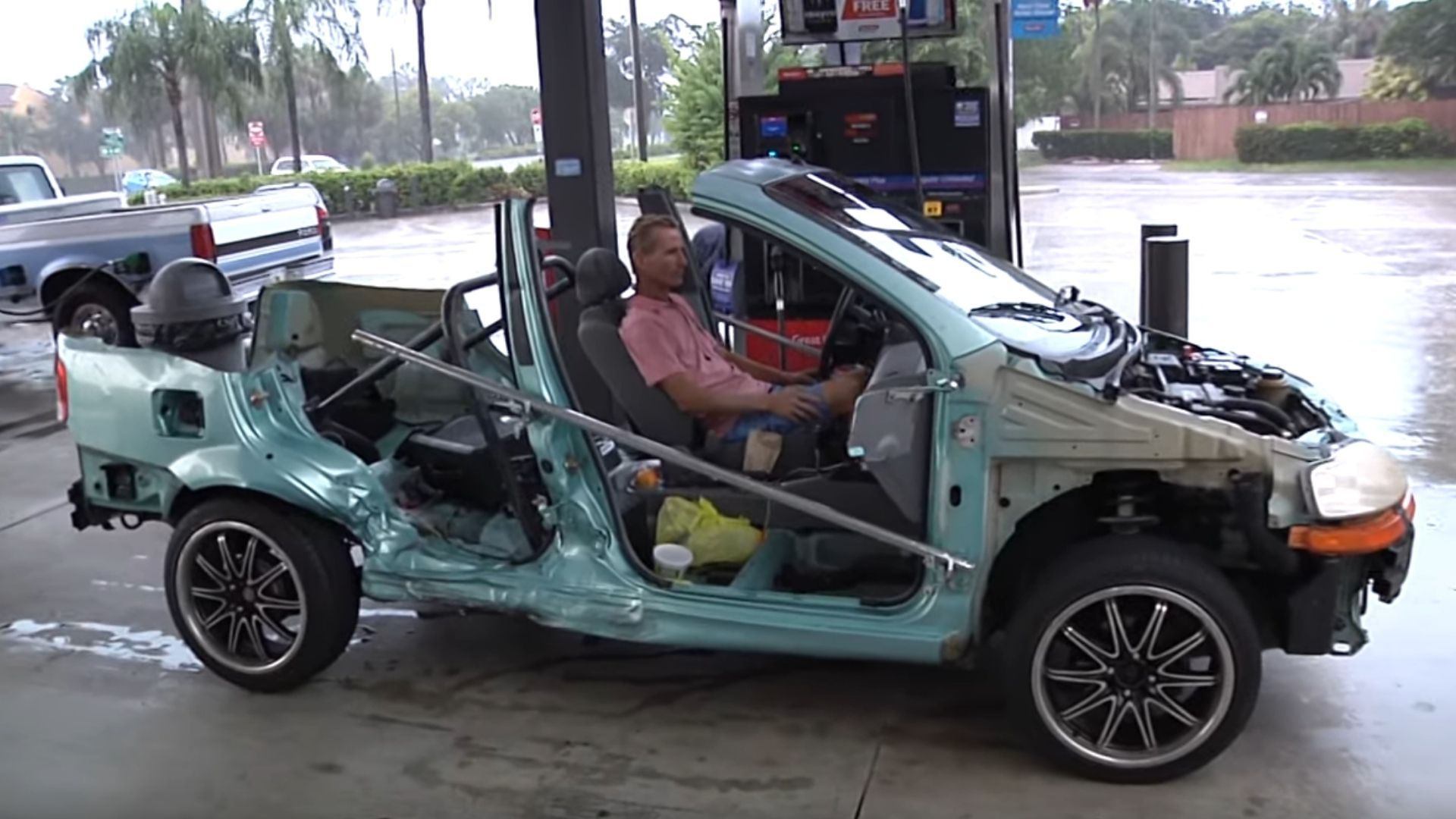 Florida Man Drives Bizarre Chopped Car For An Unbelievable Reason