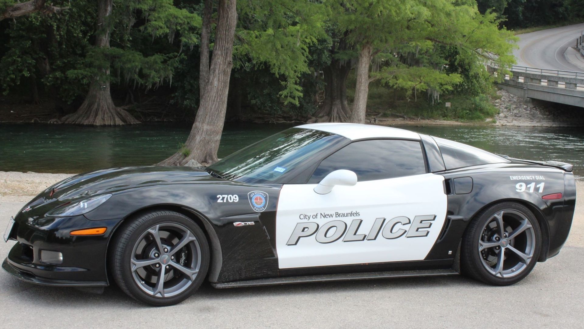 Corvette Police Car