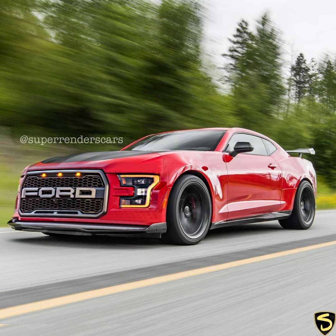 Photoshop Master Combines Raptor and Camaro