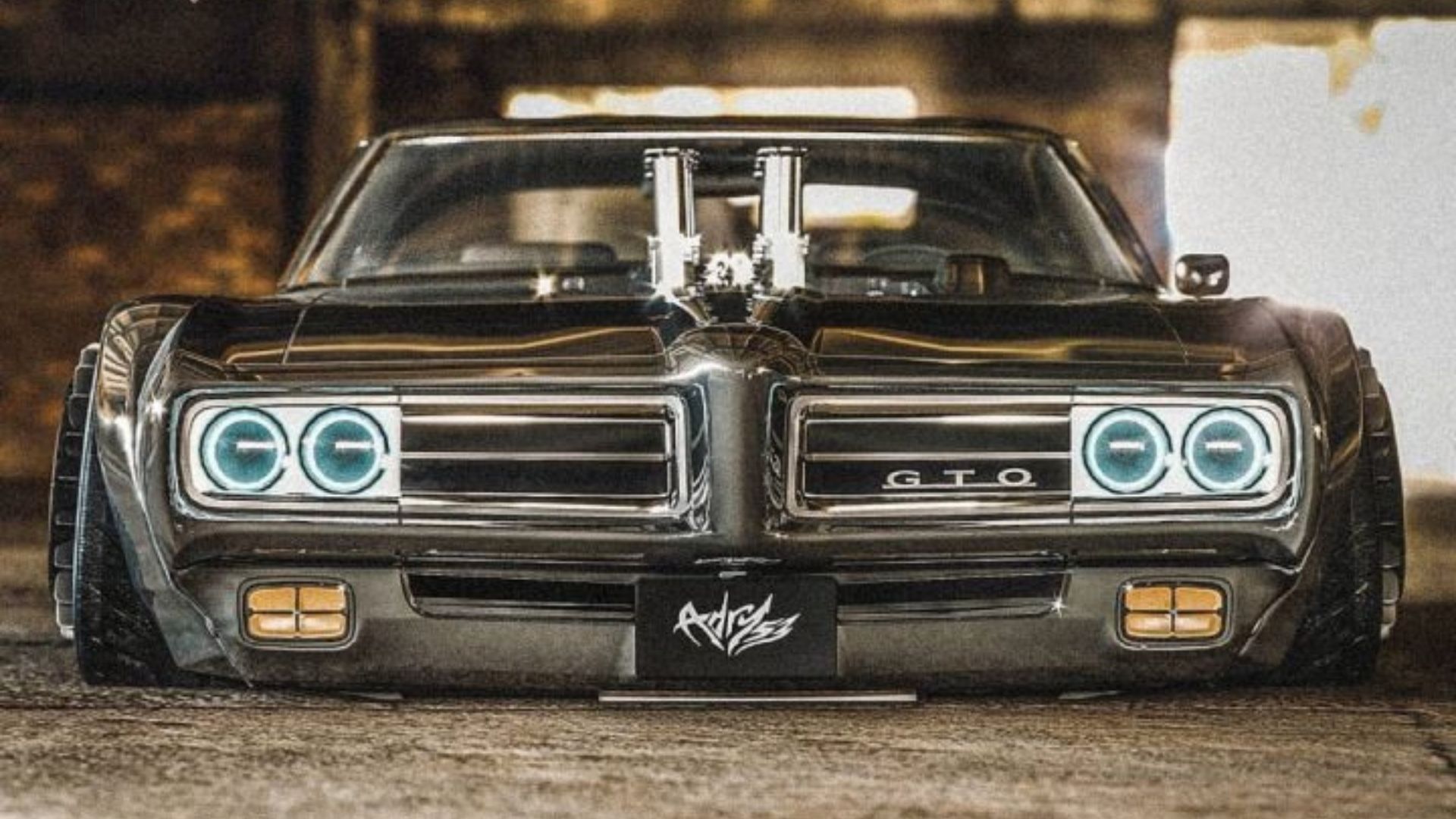 Artist Turns Pontiac GTO Judge Into A Lowrider