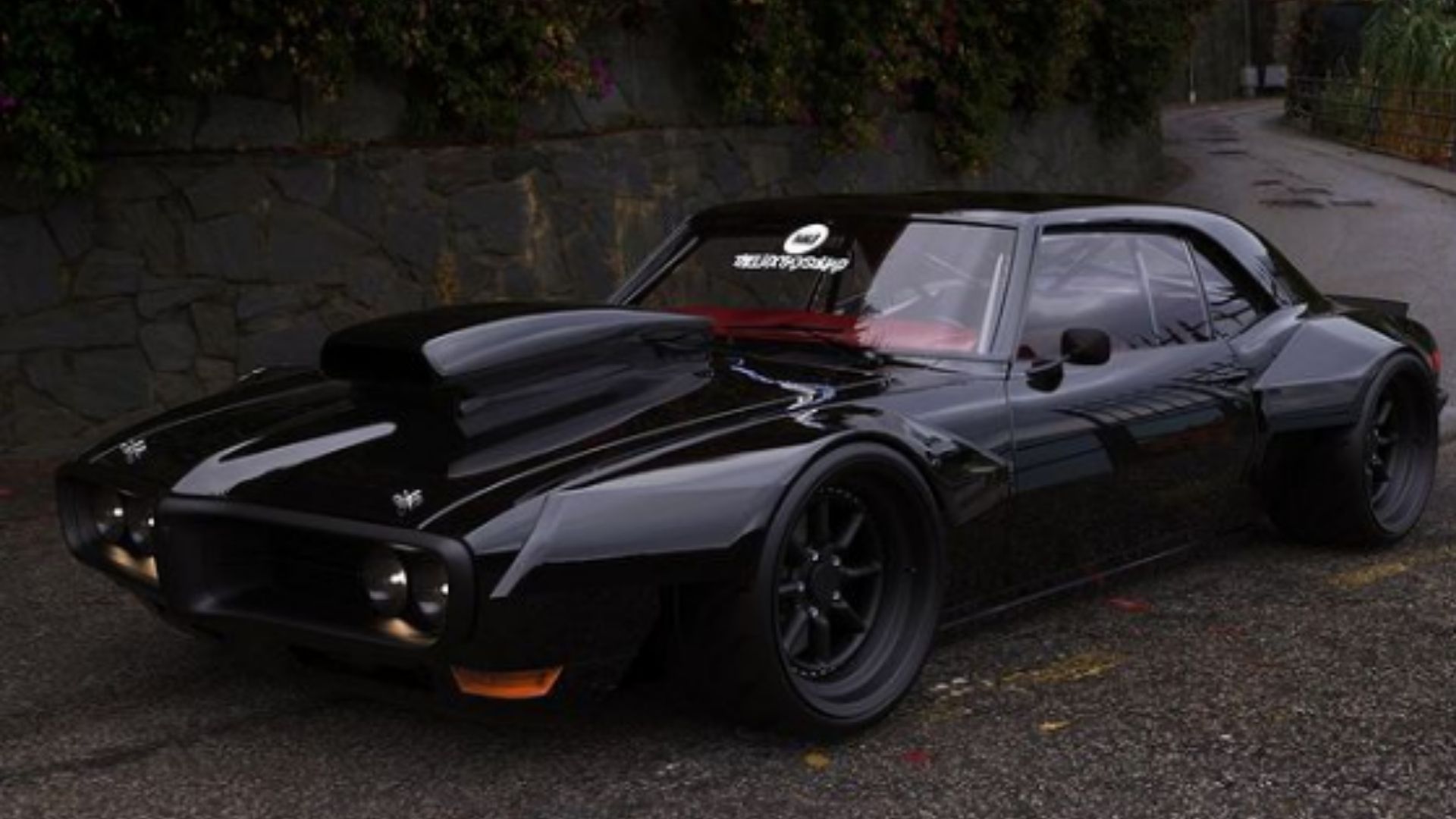 Pontiac Firebird Widebody Has Sinister Intentions