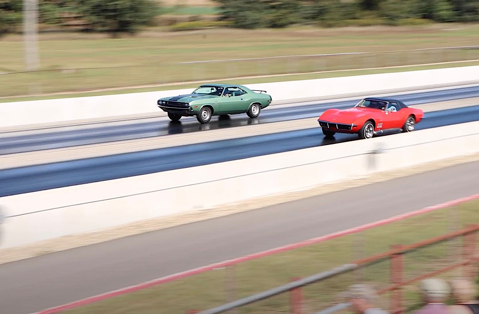 Corvette And Challenger Go Head To Head