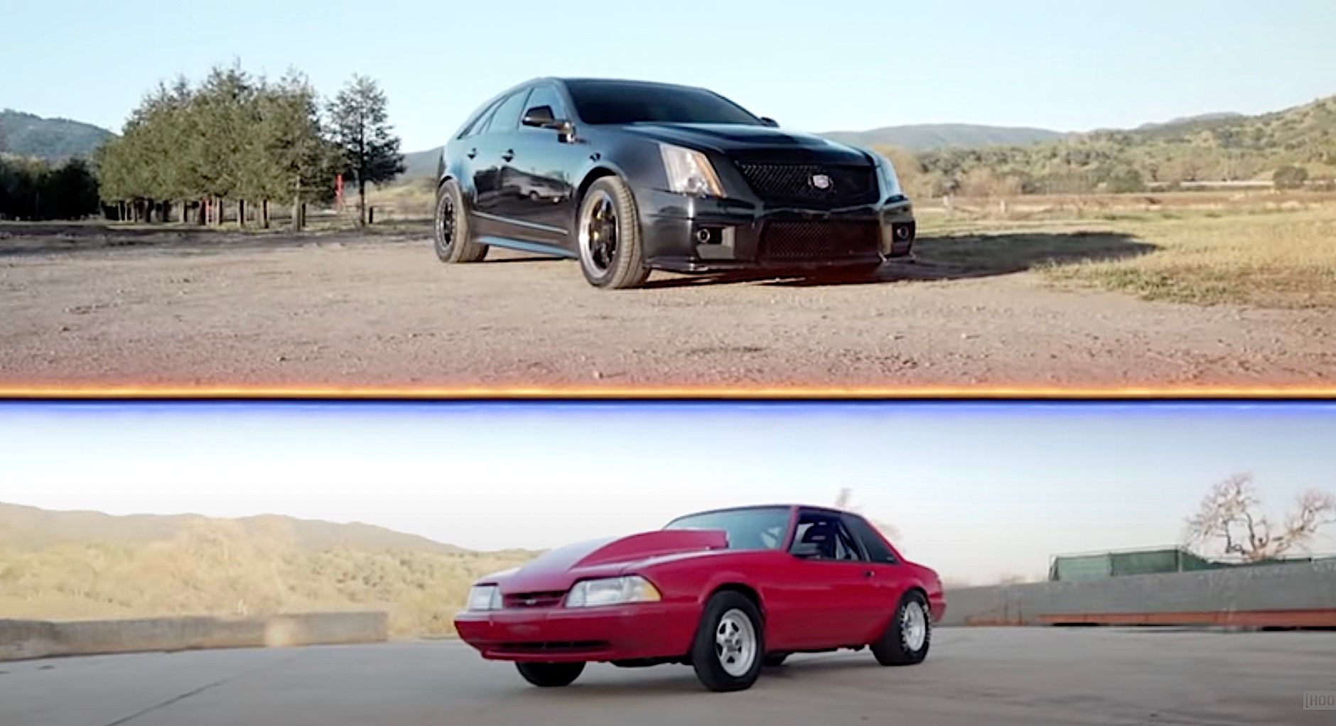 Race Spec’ed Fox Body Goes After Caddy Wagon | American Muscle CarZ