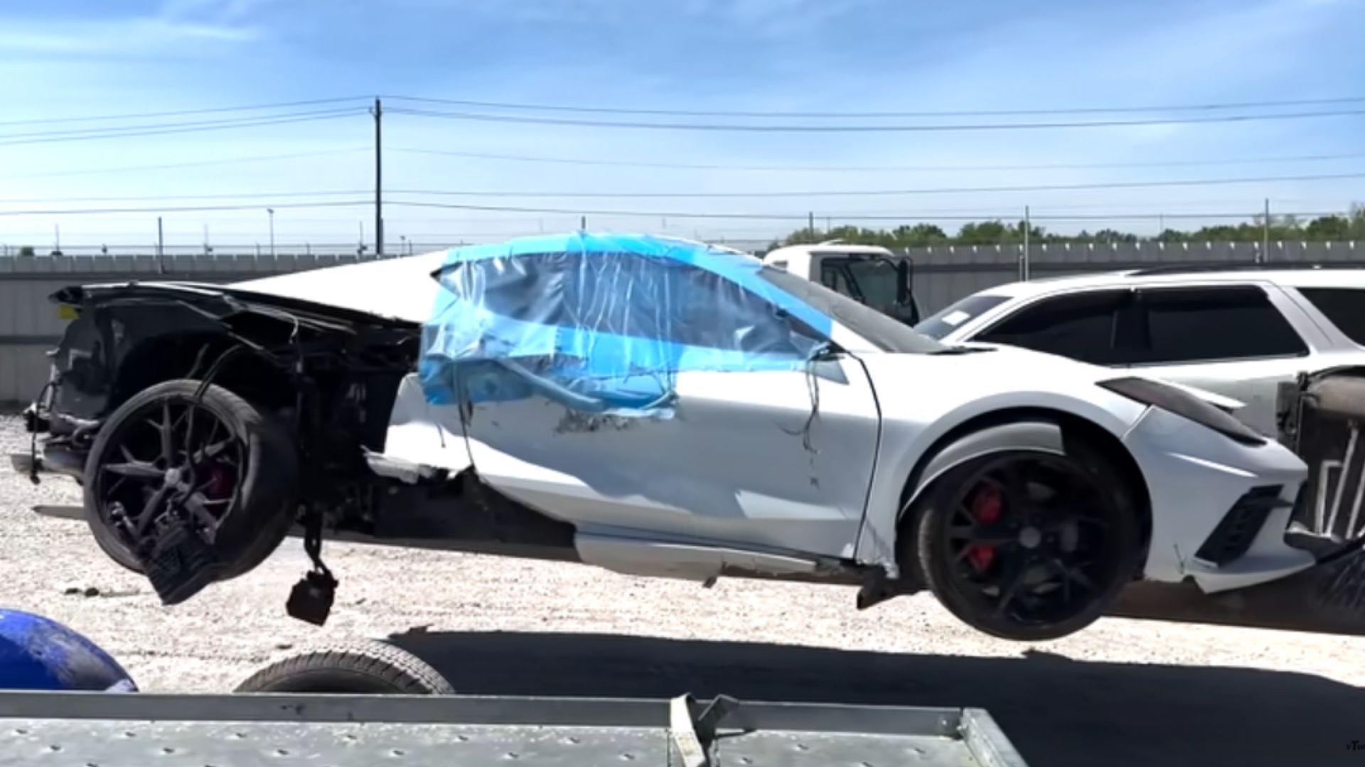 Watch This Guy Rebuild A 2022 C8 Corvette