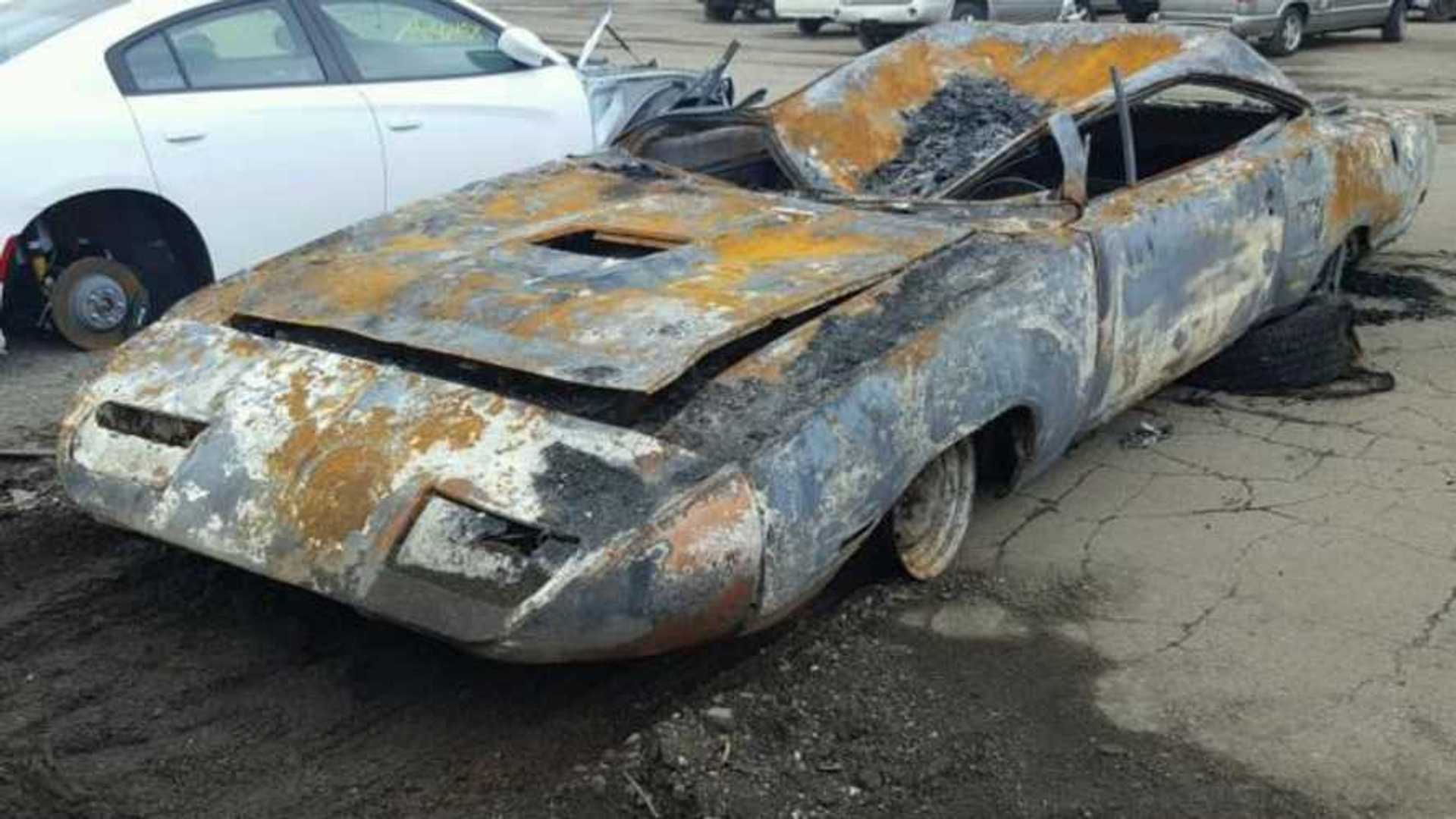 Weirdest Car For Sale Of 2019: Fire Damaged Road Runner Superbird