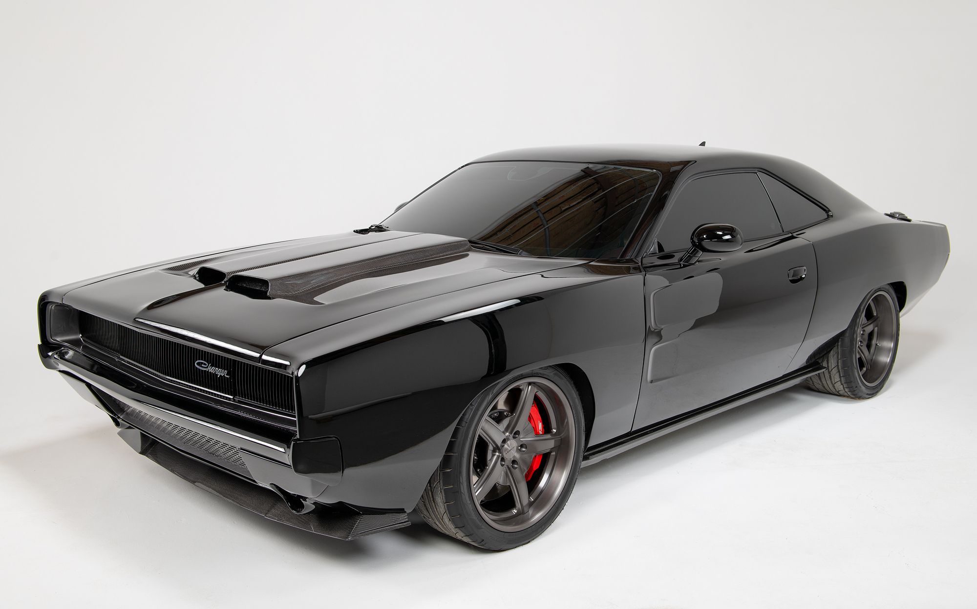 Black Velvet Merges 1968 Charger with Modern Hellcat