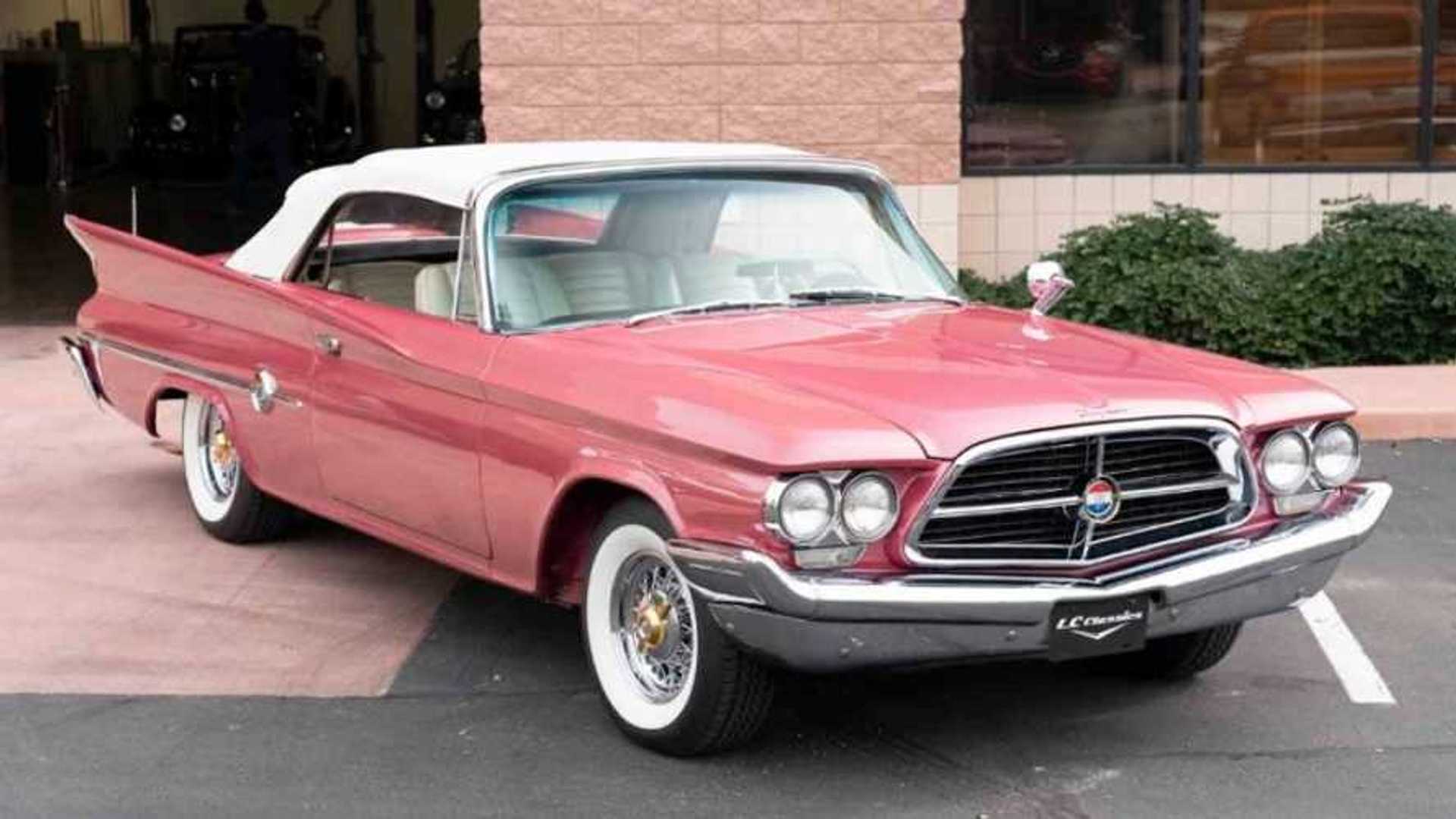 Bid On This Pink 1960 Chrysler 300F Convertible bid-on-this-pink-1960-chrysler-300f-convertible