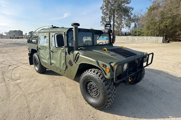 U.S. Marine Corps Humvee With An On Road Title