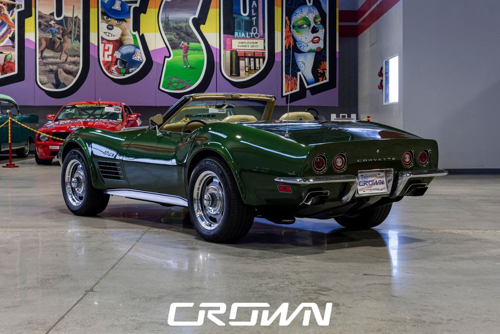 Make 'Em Green With Envy In An Ultra-Rare 1970 Chevy Corvette