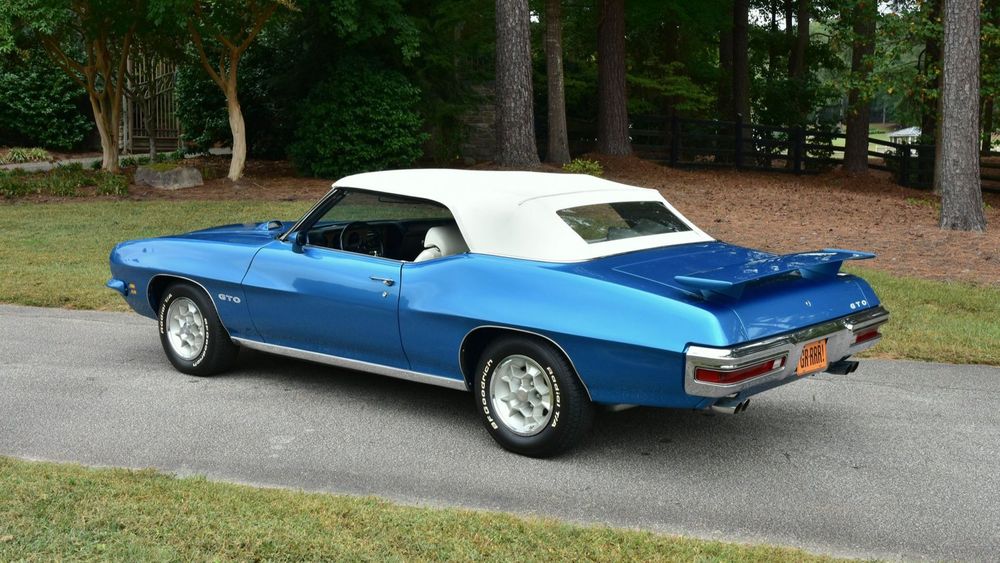 Enjoy The Fresh Air Cruising In A 1971 Pontiac GTO Convertible