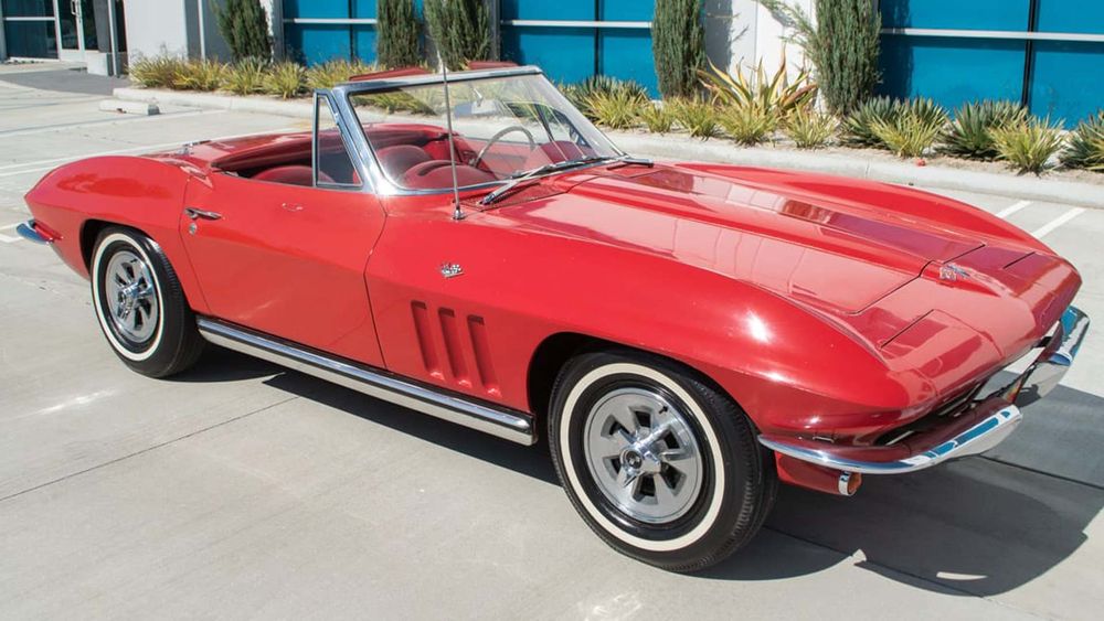 Rally Red 1965 Chevrolet Corvette Was Made For The Silver Screen