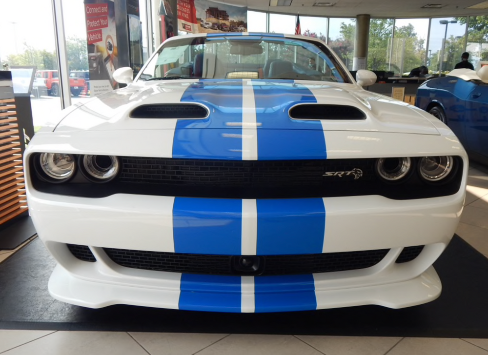 Chase the Sun in a Drop-Top Challenger Hellcat