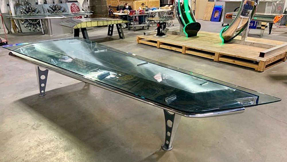 Decorate Your Home Or Office With This Unique Aviation Conference Table