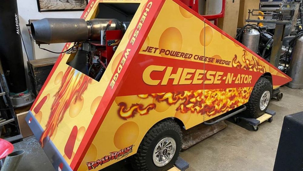 Facebook Find: A Jet-Powered Cheese Wedge To Make You A Hero