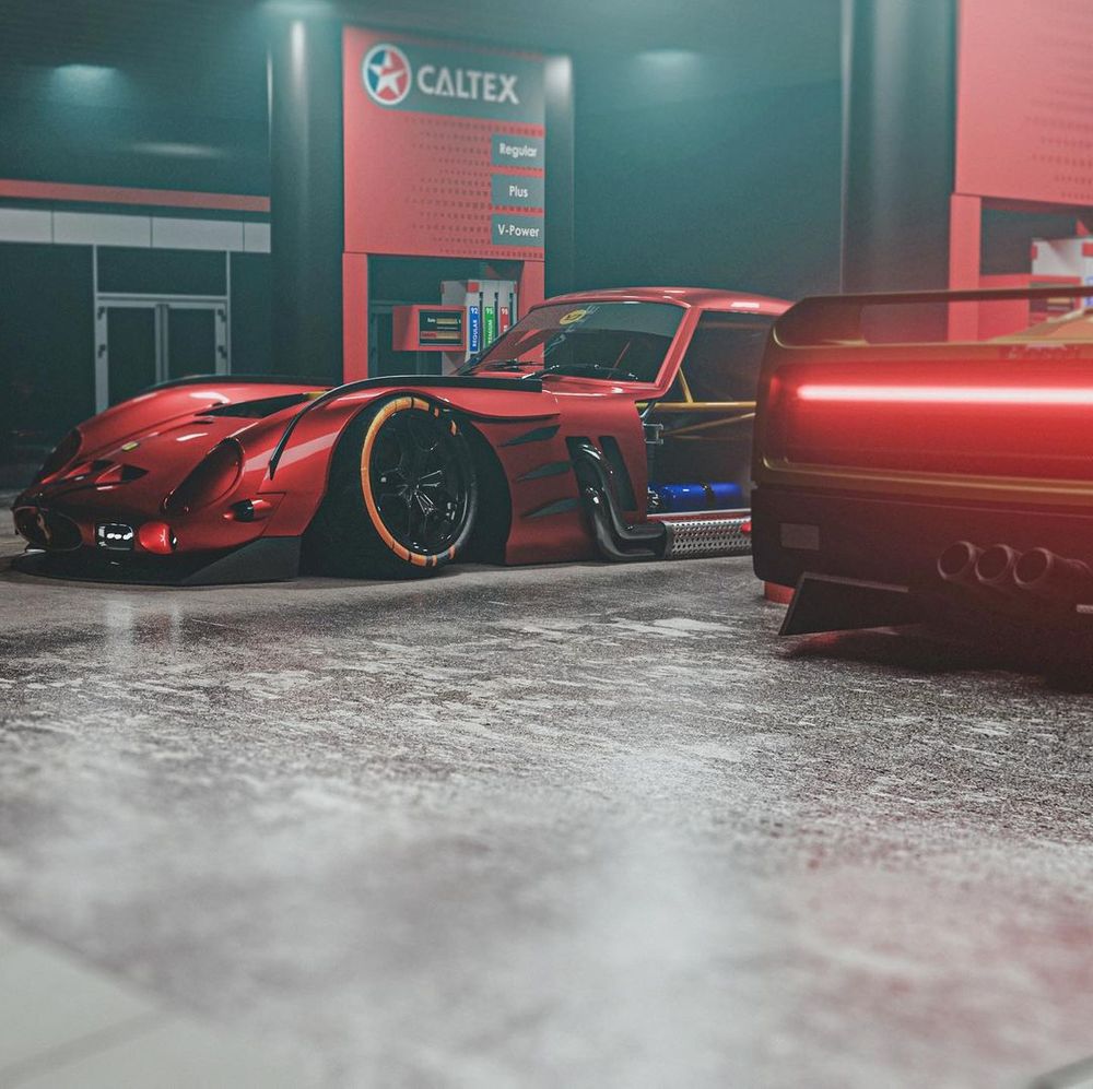 Ferrari 250 GTO Re-imagined With Hellcat Muscle