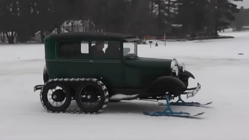 Ford Model T Snowmobiles Are Serious Business