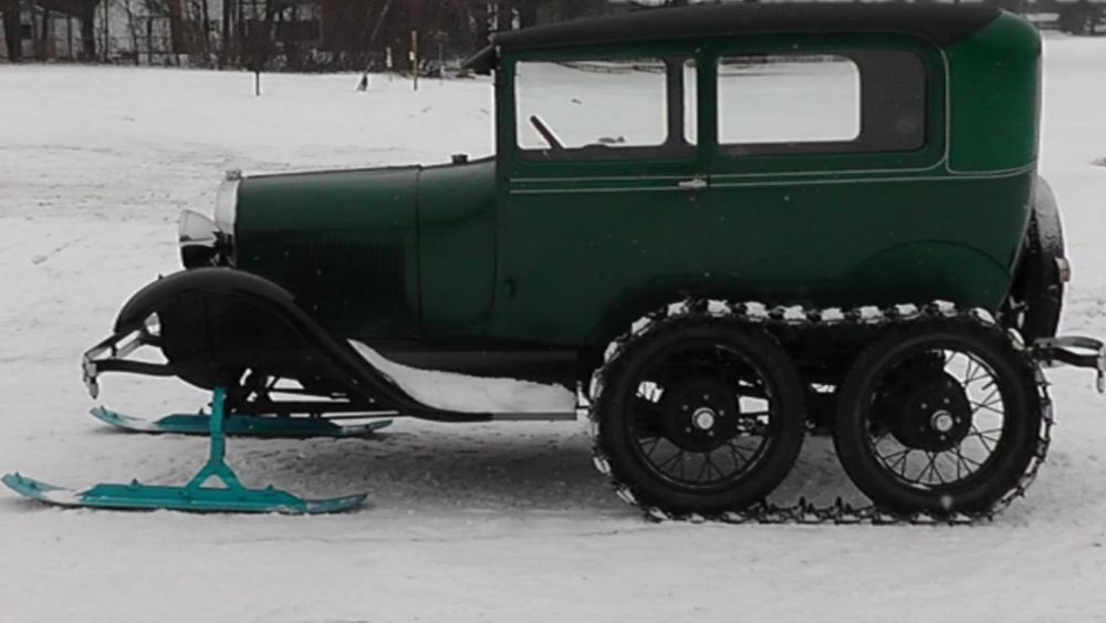 Ford Model T Snowmobiles Are Serious Business