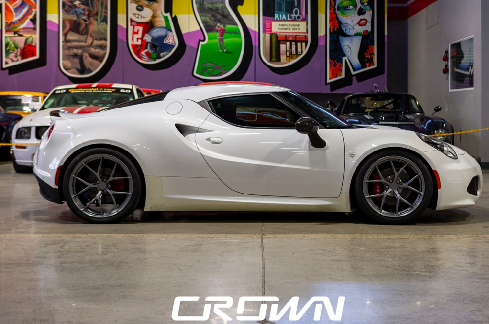 Low Mileage Modified Alfa Romeo 4C Perfect For The Track Or Road