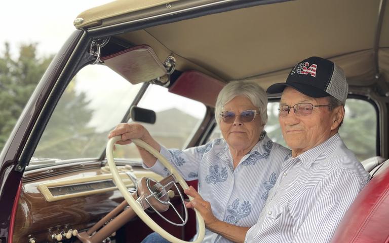 Classic Car Collection At The Center Of Love Story