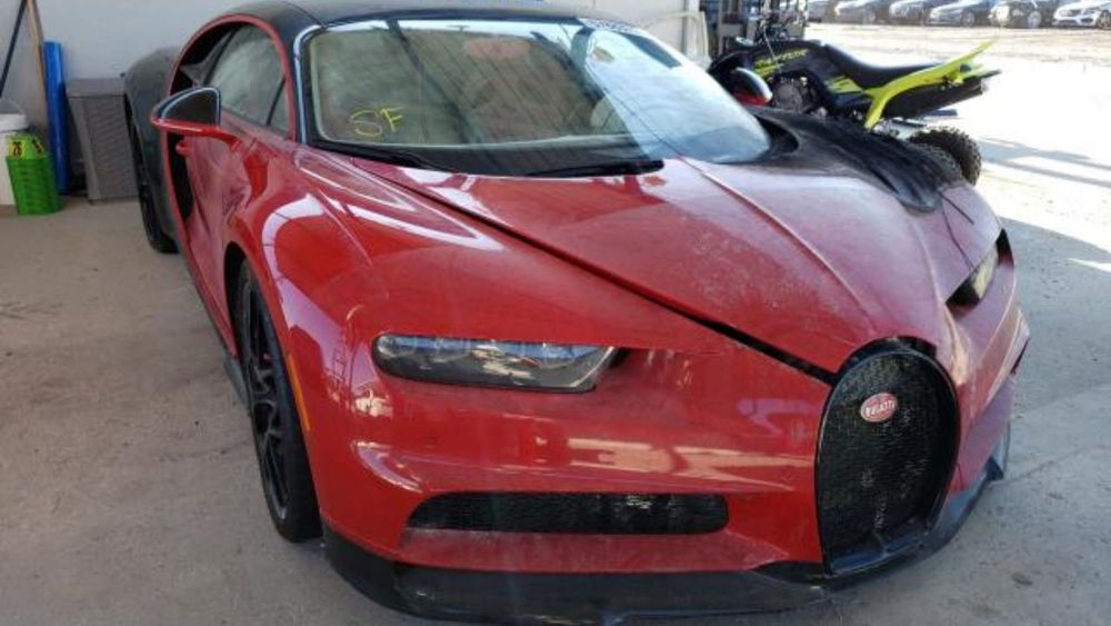 Copart Find: Toasted Bugatti Chiron