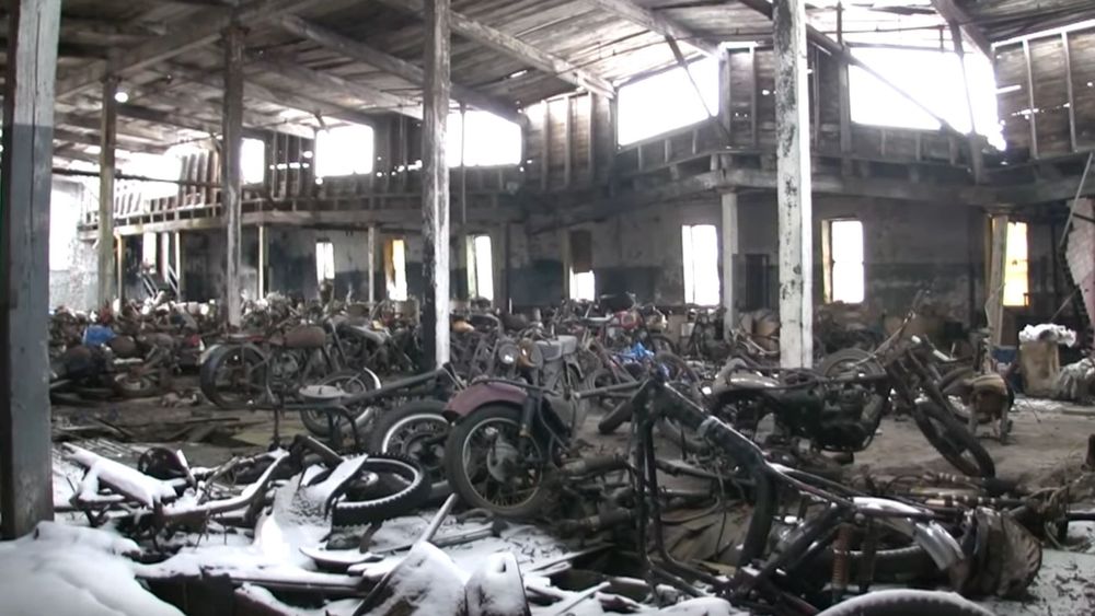 Huge Abandoned Motorcycle Collection Uncovered