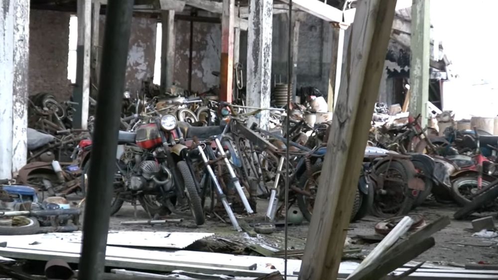 Huge Abandoned Motorcycle Collection Uncovered