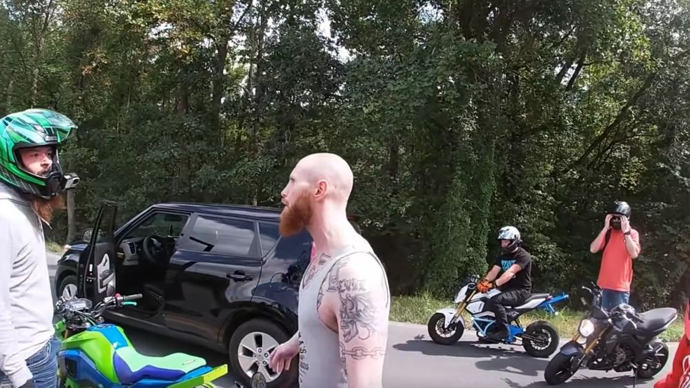 Motorcycle Monday: Bikes V Pedestrians Road Rage