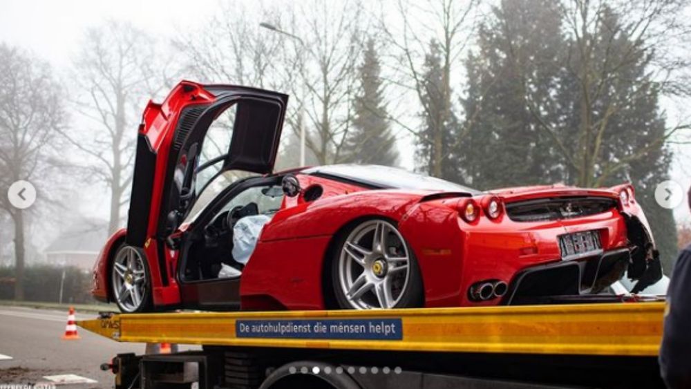 Ferrari Enzo Wrecked In The Netherlands