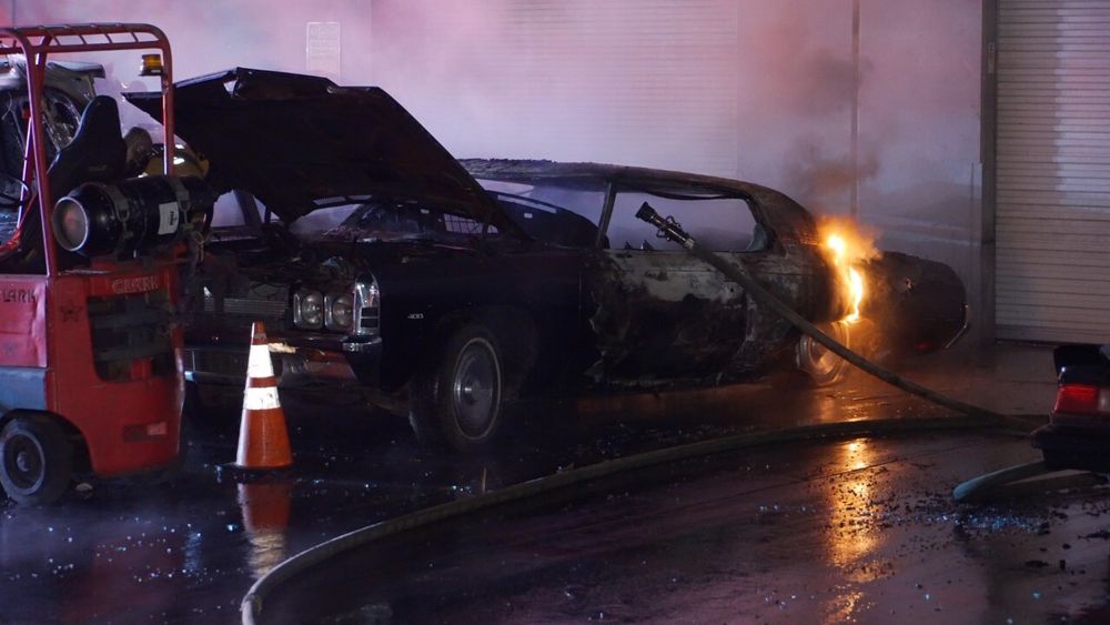 Muscle Cars Go Up In Flames During Fire In California