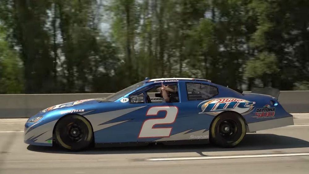 Guy Drives NASCAR Race Car To McDonald’s