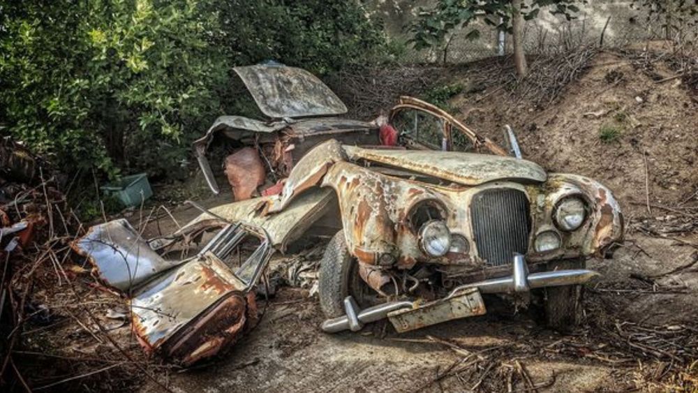 Secret Site Hides Rotting Classic British Cars
