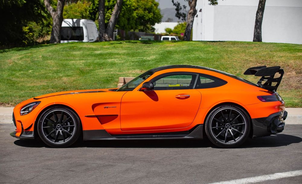 PCarmarket Is Selling a Stunning Magma Beam Orange AMG GT Black Series