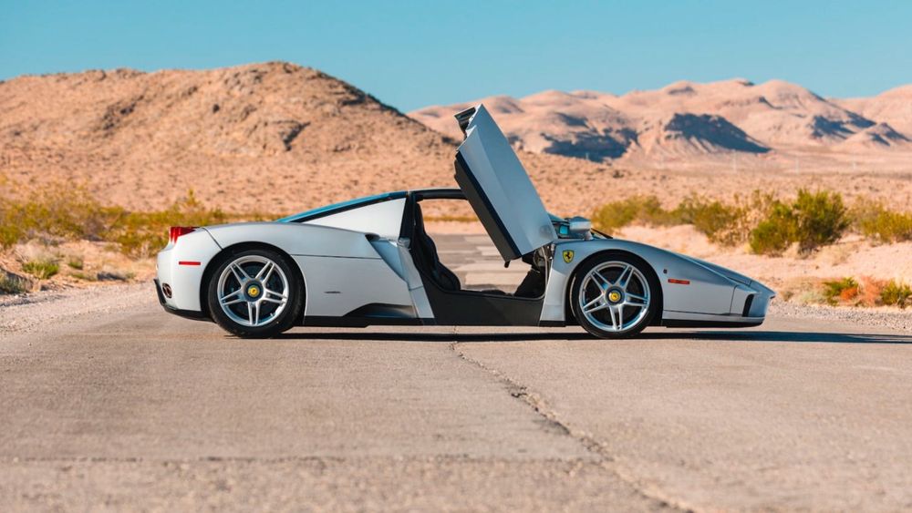 Super Rare Ferrari Enzo In Silver Headlines Mecum