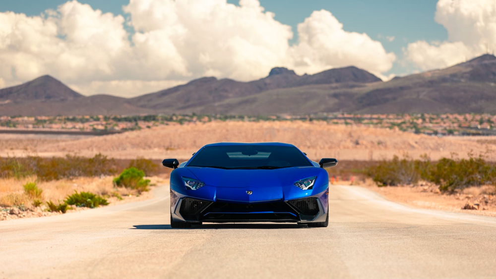 Bid on This Lamborghini Aventador In Stunning Blue