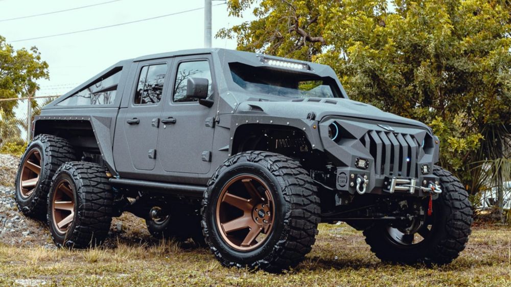 Luka Doncic Drives An Apocalypse HellFire Jeep 6X6