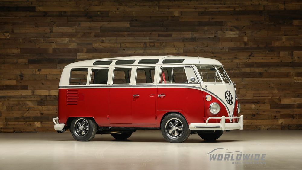 This 21-Window VW Bus Features Porsche Power and Is Fully Restored