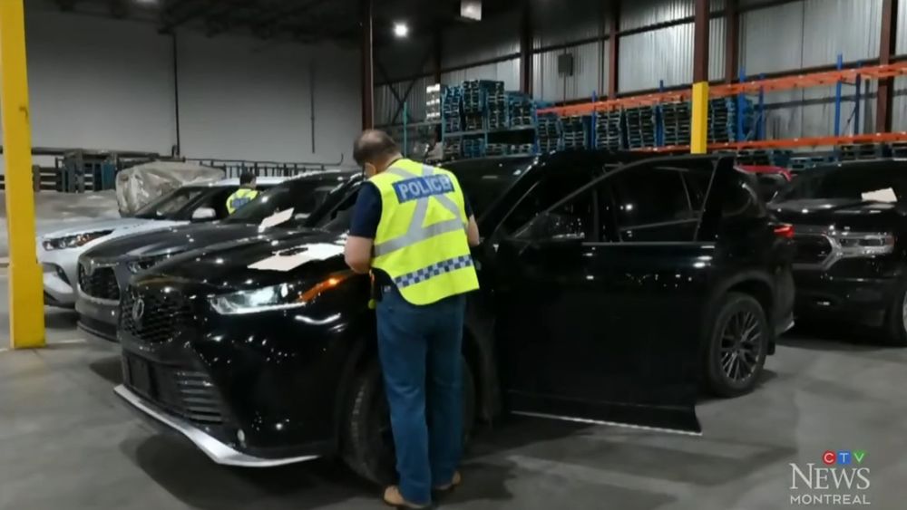 Montreal Authorities Make Stolen Car Bust Again