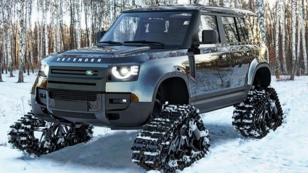 New Defender With Tracks Looks Fun