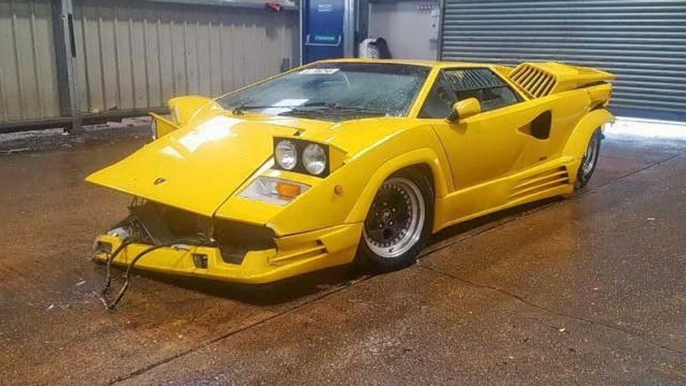 Why This Crashed 1989 Lamborghini Countach Breaks Our Heart