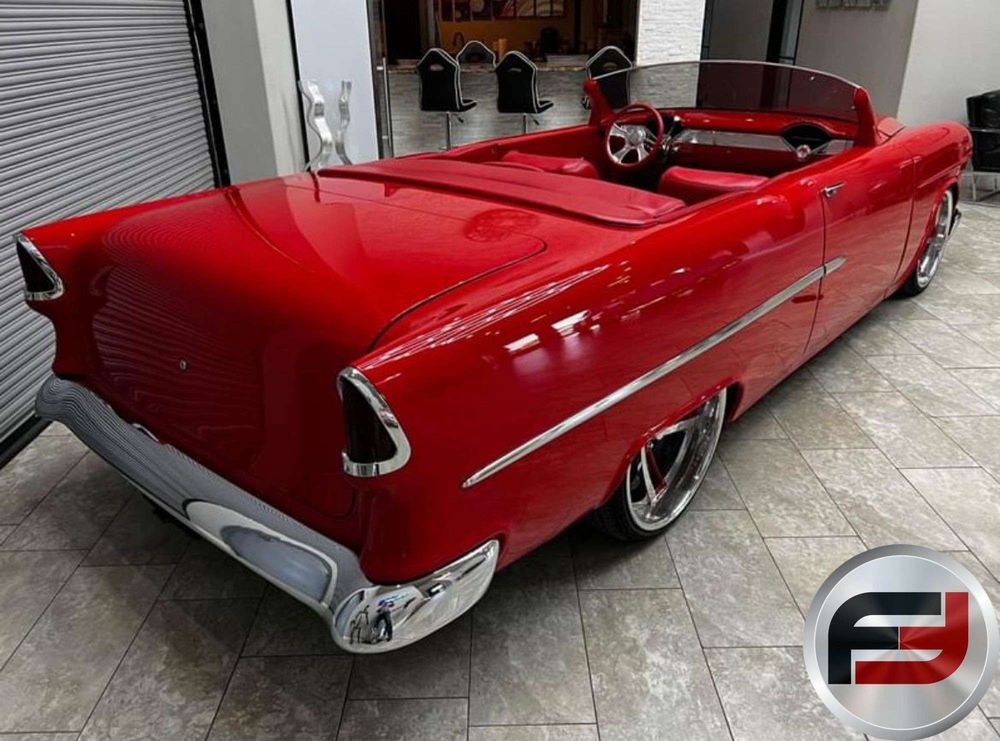 A Stunning Red 1955 Chevrolet Roadster Headlines