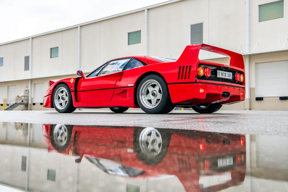 Early-Production 1988 Ferrari F40 With Plexi Windows to Appear at The Quail