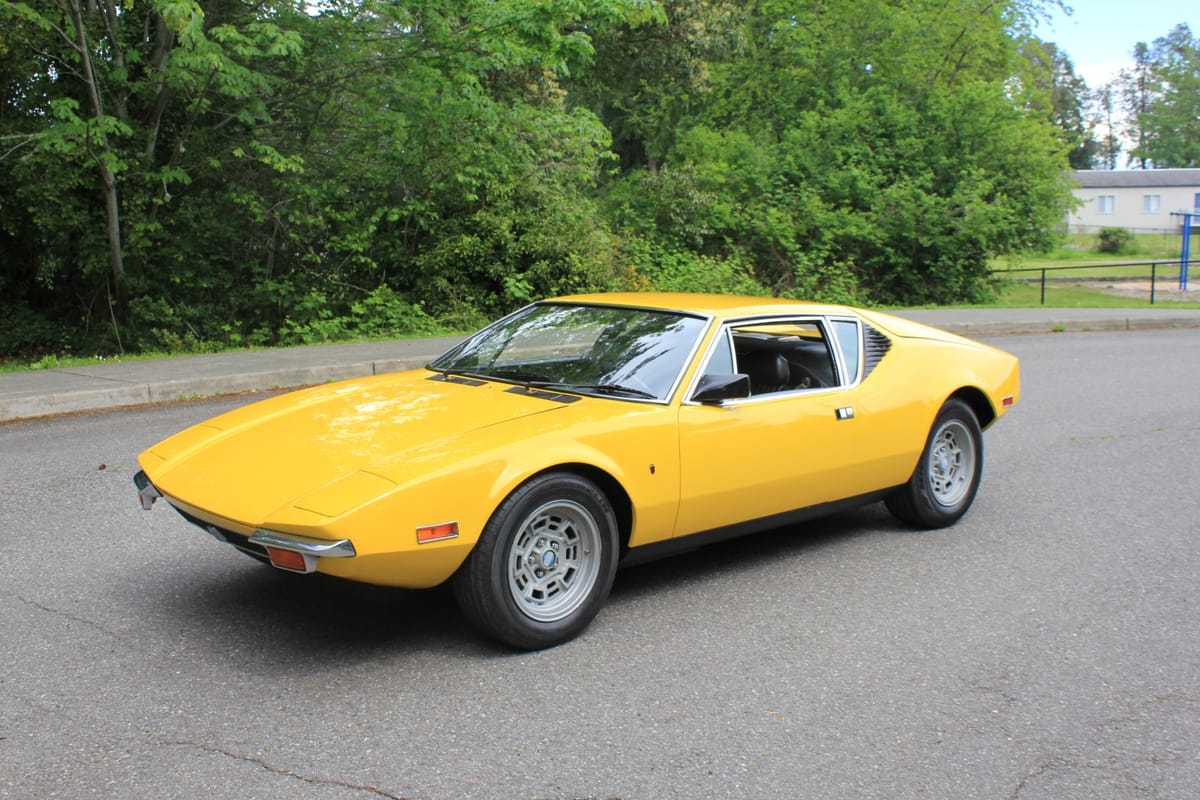 Boldly Prowl In A Numbers-Matching 1971 De Tomaso Pantera