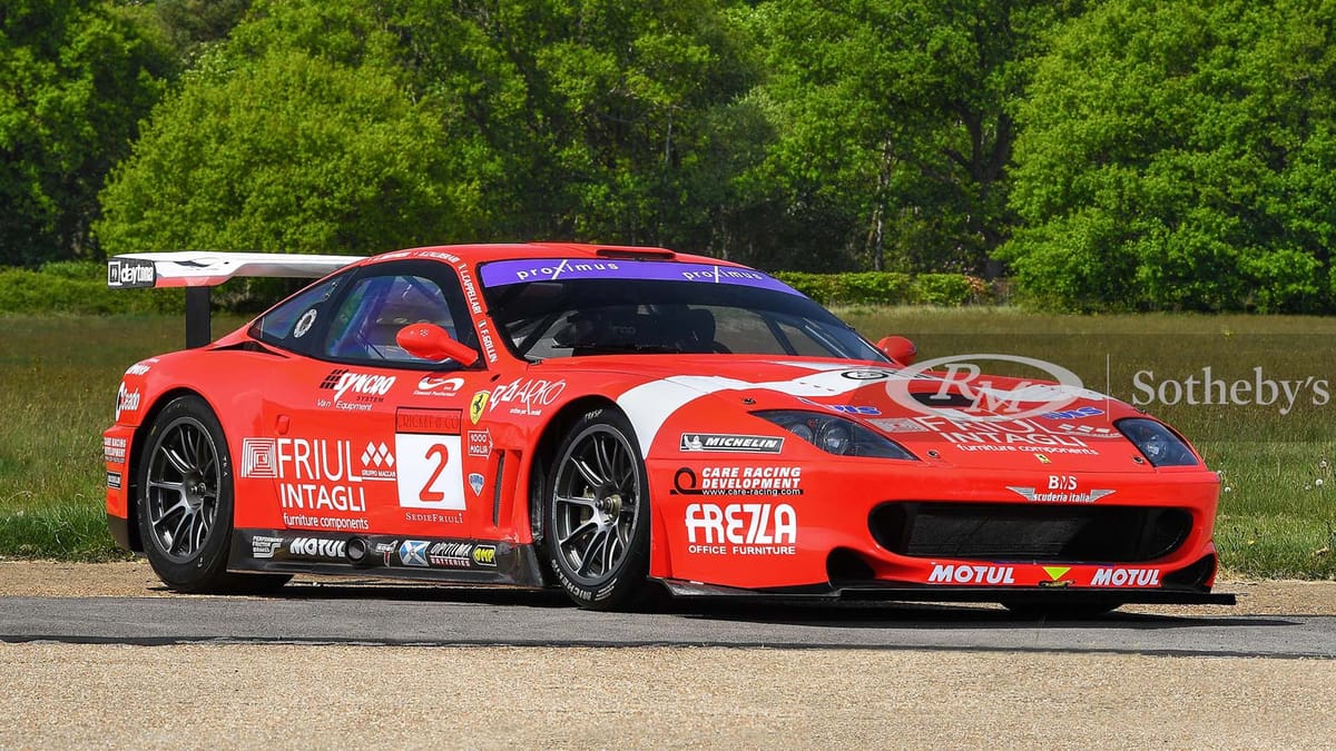 Prodrive 2001 Ferrari 550 GTS Is A Rare, Privateer Racer