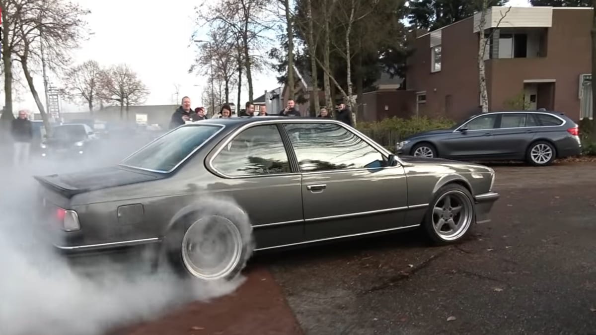 Boosted BMW 635 CSi Gives A Big Serving Of Oversteer