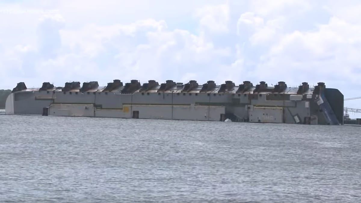 Golden Ray Shipwreck Destroyed Over 4,000 Cars