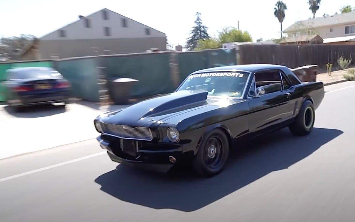 Supercharged Stroker Mustang Drag Car