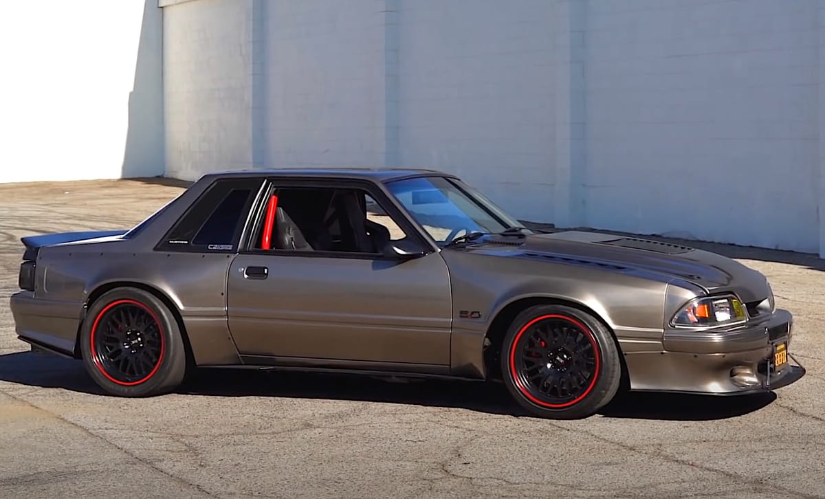 Widebody Fox Body Mustang Has Coyote Power