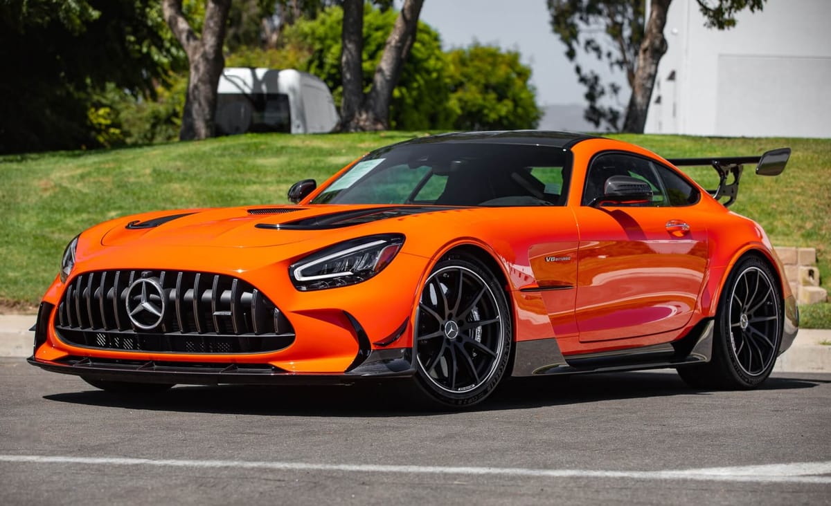 PCarmarket Is Selling a Stunning Magma Beam Orange AMG GT Black Series